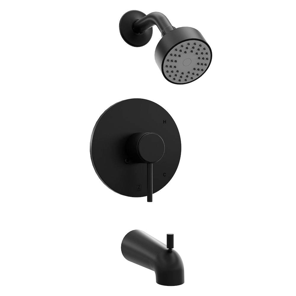 ZLINE Palisades Elegant Shower System in Matte Black (RBCN1-SHS-MB ...