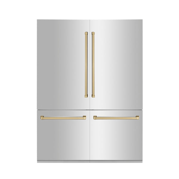 Autograph Edition 60" Built-in Refrigerator with Bronze Handles (RBIVZ ...