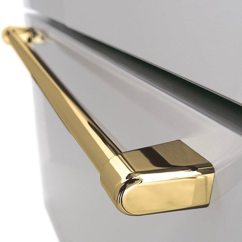 ZLINE Autograph Edition 36" Standard-Depth Fridge with Gold Handles ...