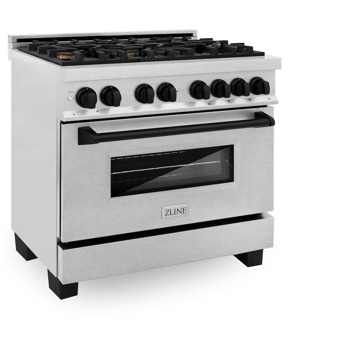 Autograph Edition 36" Legacy Dual Fuel Range in Satin Stainless/Matte ...