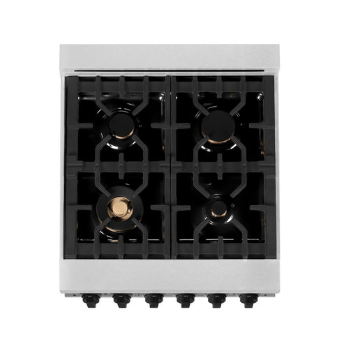 Autograph Edition 24" Legacy Dual Fuel Range in Satin Stainless with ...