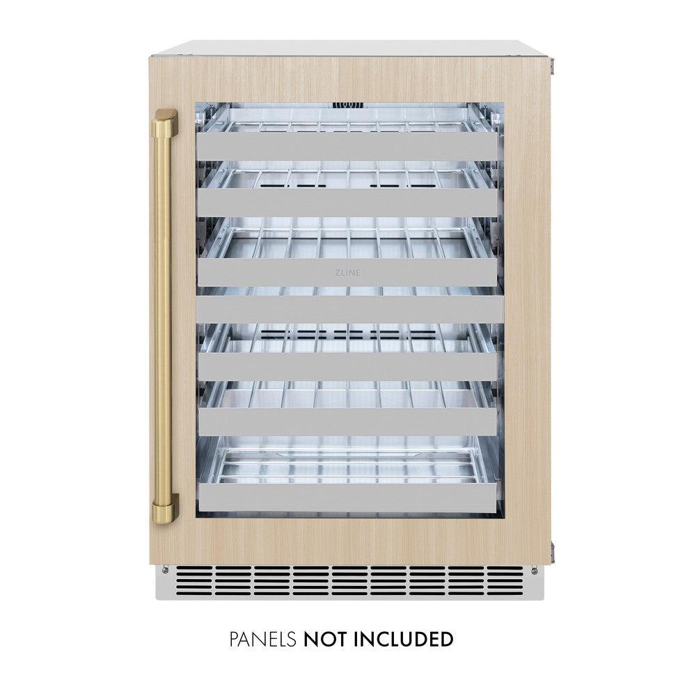 Autograph Edition 24" Panel Ready Wine Cooler with Bronze Handle ...