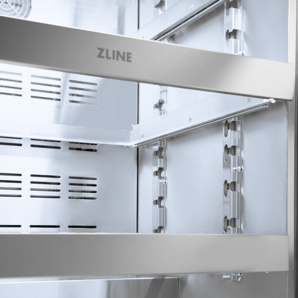 Autograph Edition 24" Beverage Fridge in White Matte/Bronze Handle ...