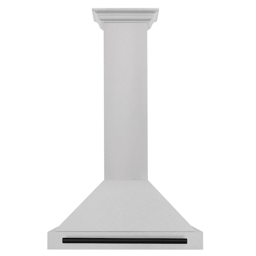 Autograph Edition 30" Satin Stainless Range Hood with Black Handle ...