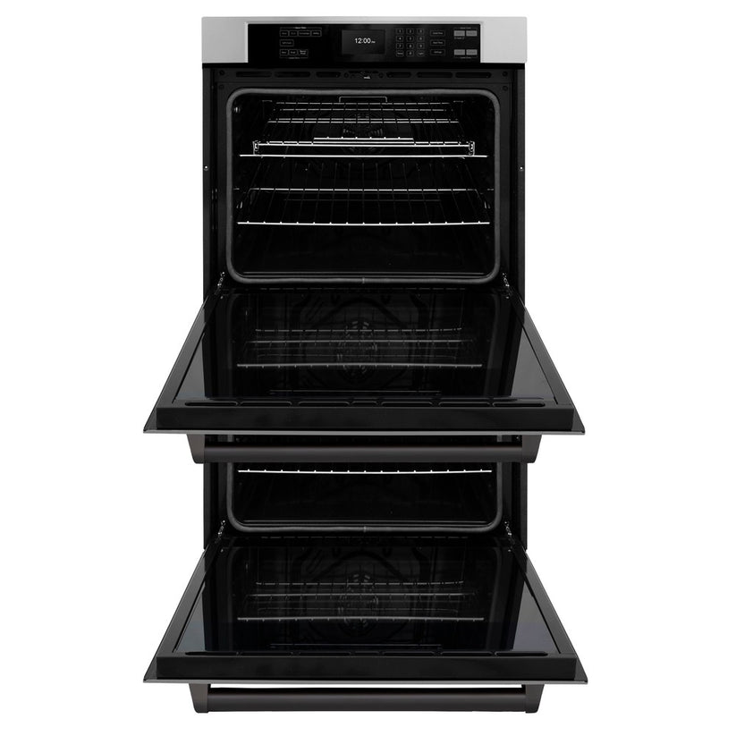 Autograph Edition 30" Double Wall Oven with Matte Black Handles (WADZ ...