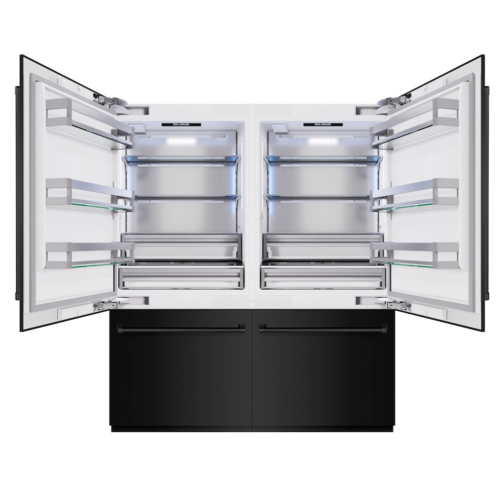 ZLINE 72" Built-In Refrigerator in Black Stainless Steel (RBIT-BS-72 ...