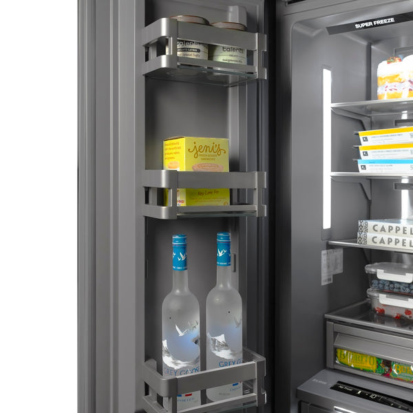 Panel Ready 24" Column Freezer with Gray Interior (RBCFV-24) | ZLINE ...