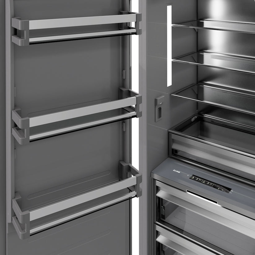 Panel Ready 24" Column Refrigerator with Gray Interior (RBCRV-24 ...