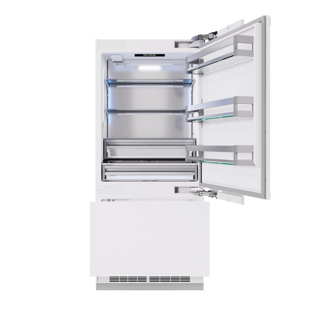 Built-in 36" Panel Ready Fridge with Water Dispenser and Ice Maker ...