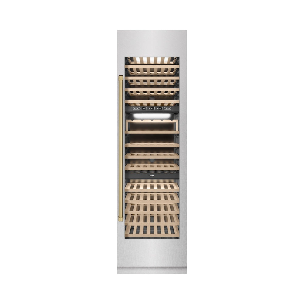 Autograph Edition 24" Triple Zone Column Wine Cooler in Satin Stainless ...
