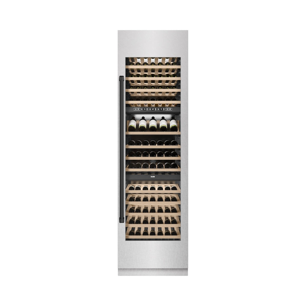 Autograph Edition 24" Triple Zone 100 Bottle Column Wine Cooler in ...