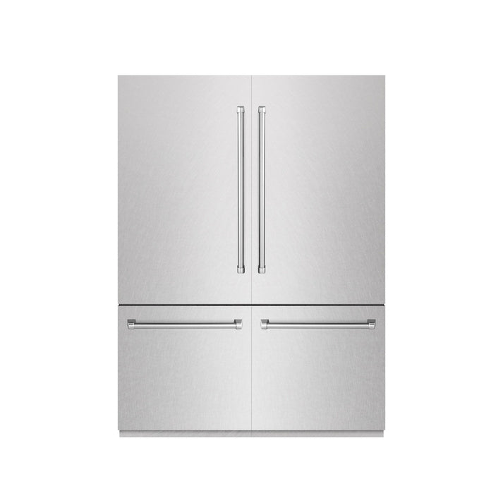 Built-In 60" Refrigerator in Satin Stainless/Gray Interior (GRBIV-SN-60 ...