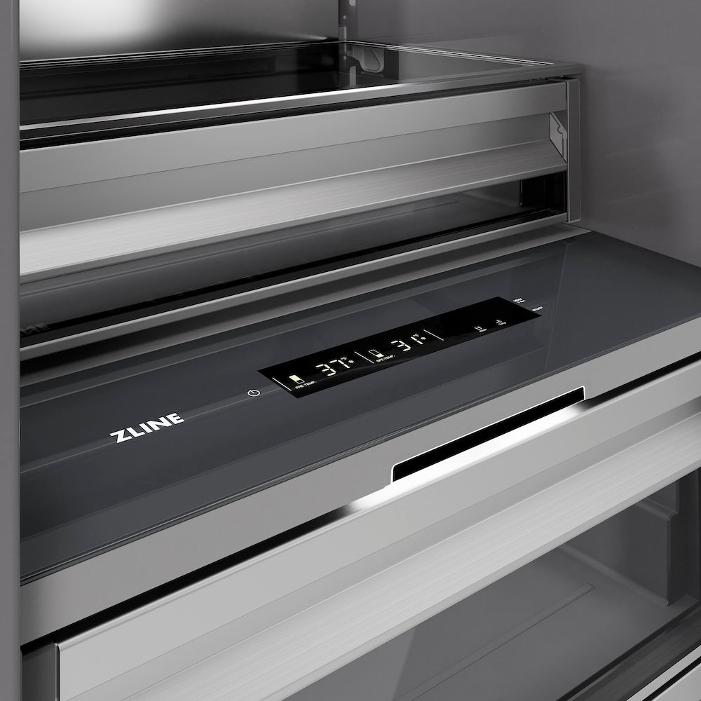 Autograph Edition 30" Column Refrigerator in Stainless Steel/Gray ...