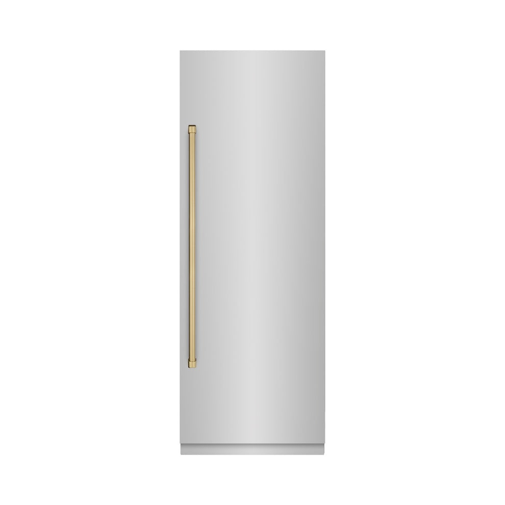 Autograph Edition 30" Column Refrigerator in Stainless Steel/Gray ...