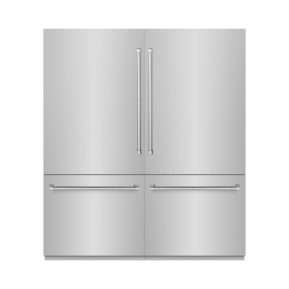 ZLINE 72" Built-In Refrigerator with Graphite Gray Interior (GRBIT-304 ...