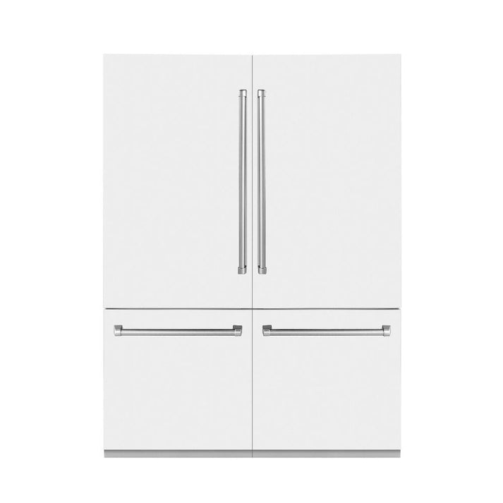 Built-In 60" French Door White Matte Refrigerator (RBIV-WM-60) – ZLINE ...