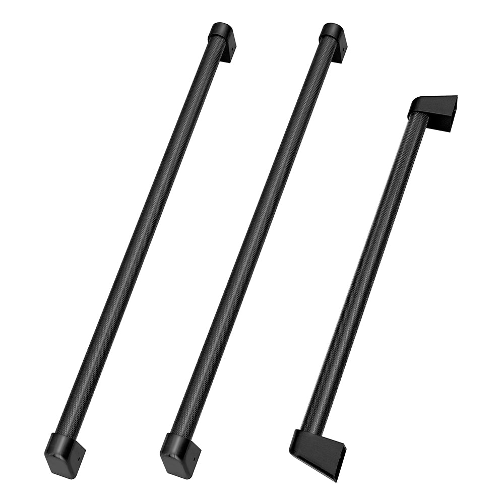 Built-In 36" Refrigerator Helix Handles in Black Stainless (RBIVHZ-K-BS ...