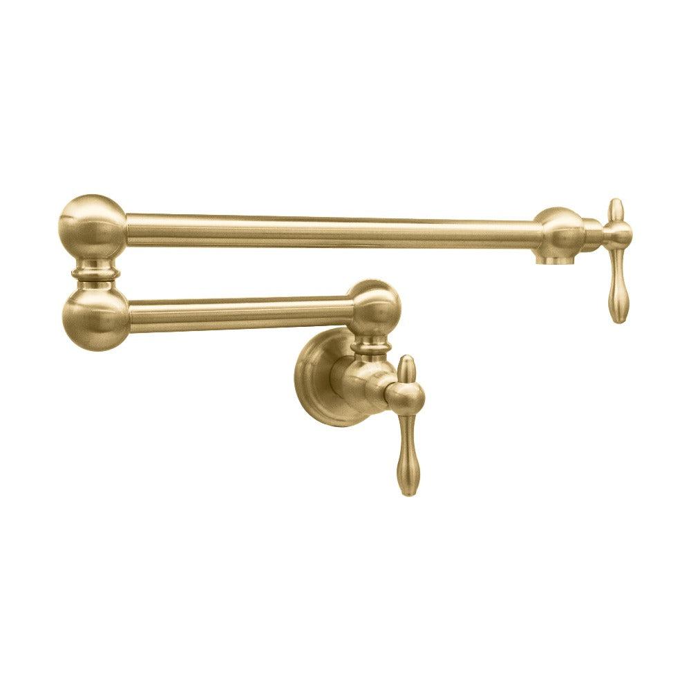 Rembrandt Double Handle Pot Filler in Champagne Bronze (REM-FPF-CB ...