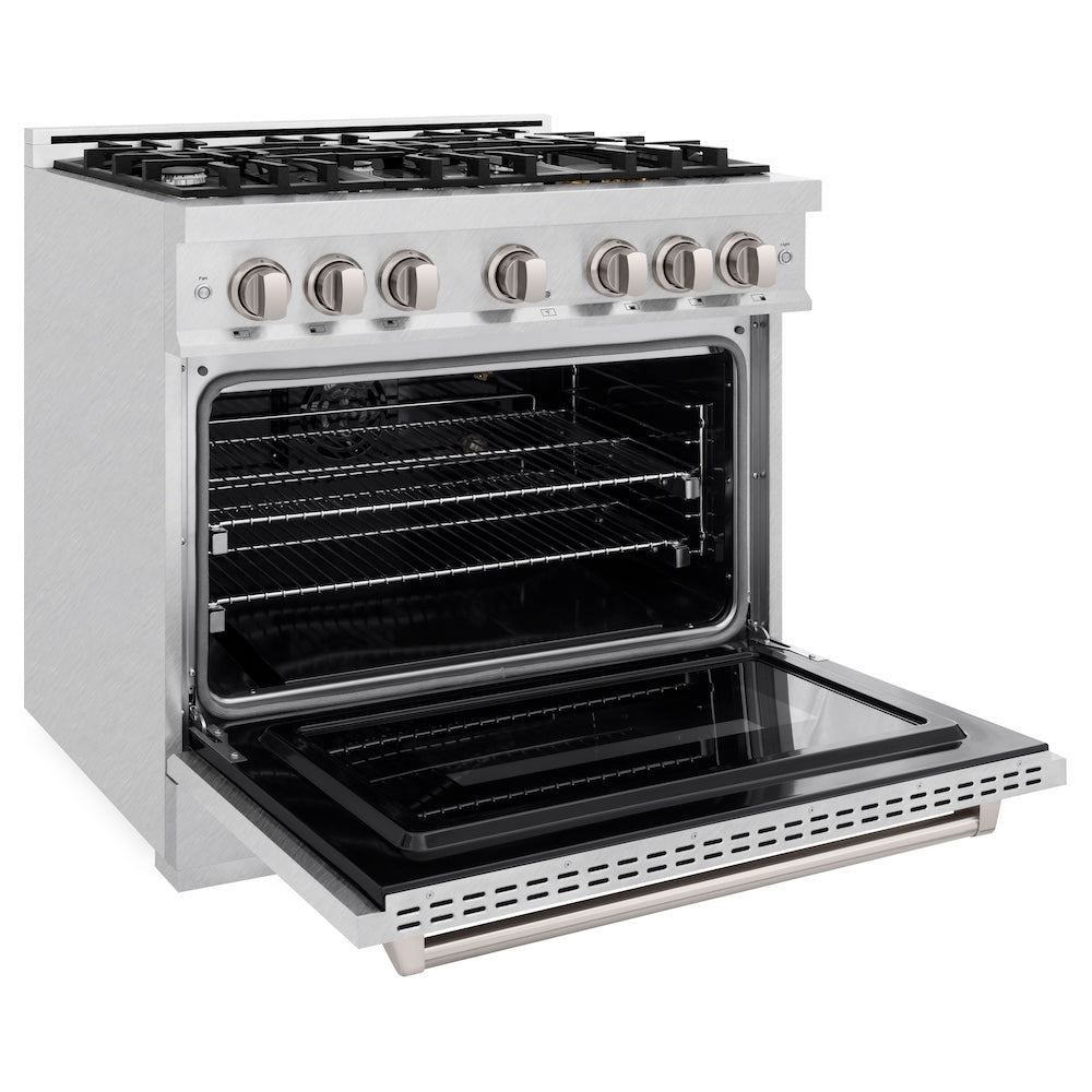 Classic 36" Gas Range in Satin Stainless Steel (CGRS-36) – ZLINE ...