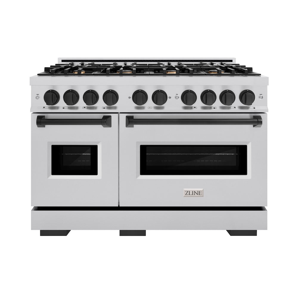 Autograph Edition 48" Classic Dual Fuel Range with Matte Black Accents ...