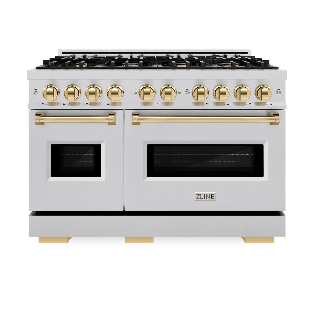 Autograph Edition 48" Classic Dual Fuel Range with Gold Accents (CDRZ ...