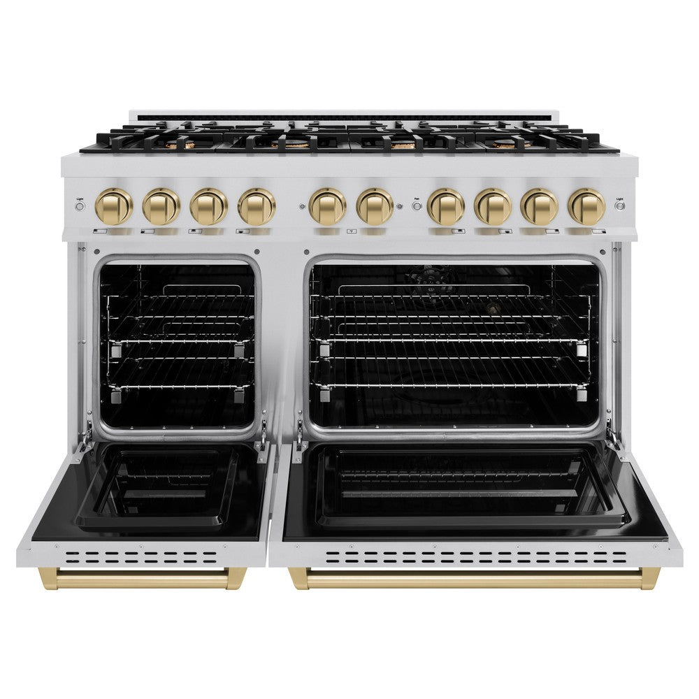 Autograph Edition 48" Classic Gas Range with Bronze Accents (CGRZ-48-CB ...