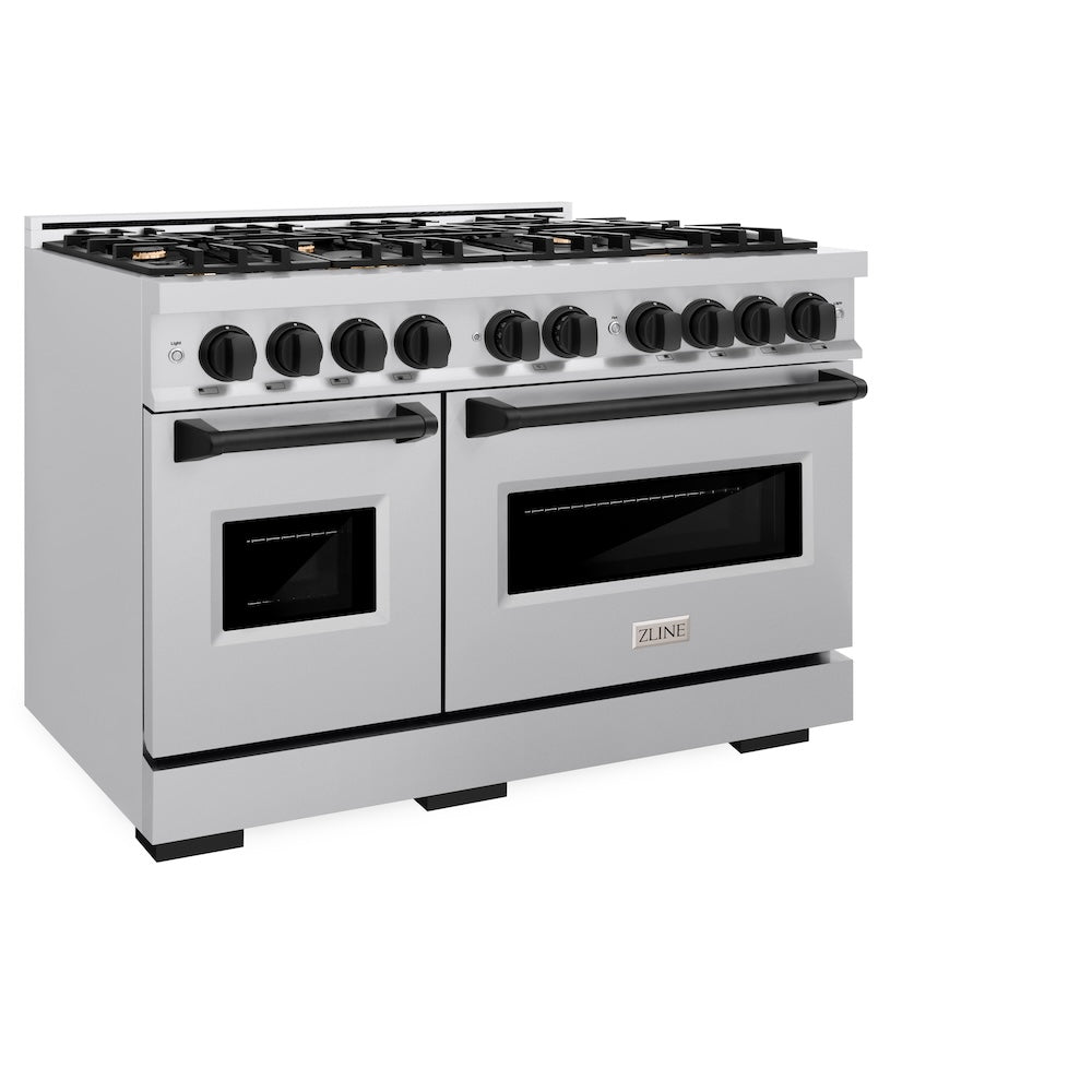 Autograph Edition 48" Classic Gas Range with Matte Black Accents (CGRZ ...