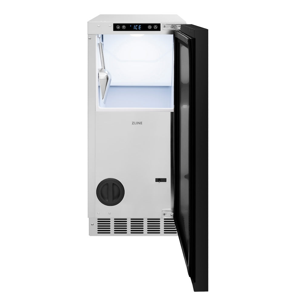 Autograph Edition 15" Clear Cube Panel Ready Ice Maker with Bronze ...