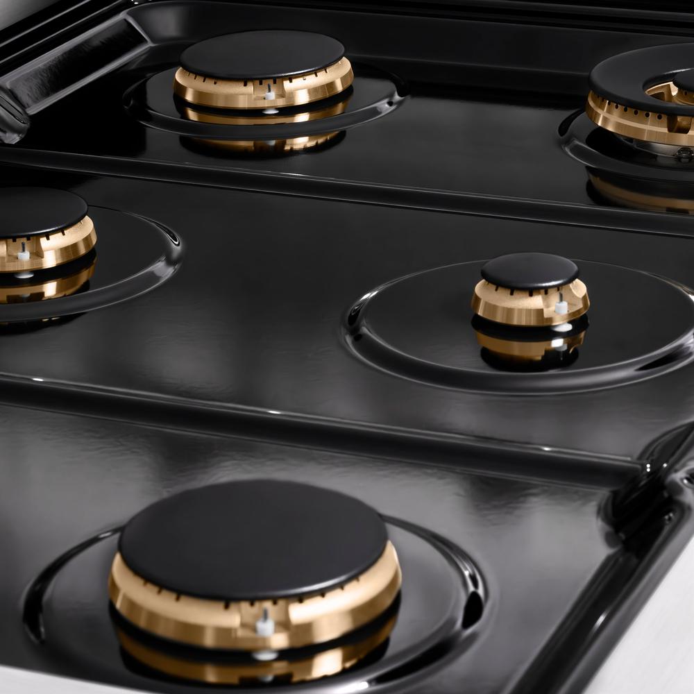 Autograph Edition 36" Paramount 6 Burner Gas Rangetop with Bronze Knobs ...