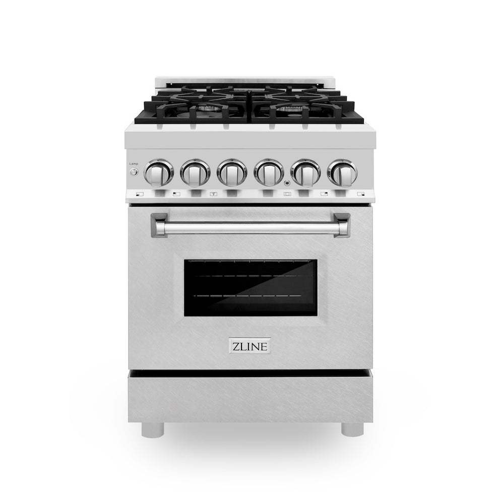 Legacy 24" Dual Fuel Range in Stainless Steel with Satin Stainless Door ...