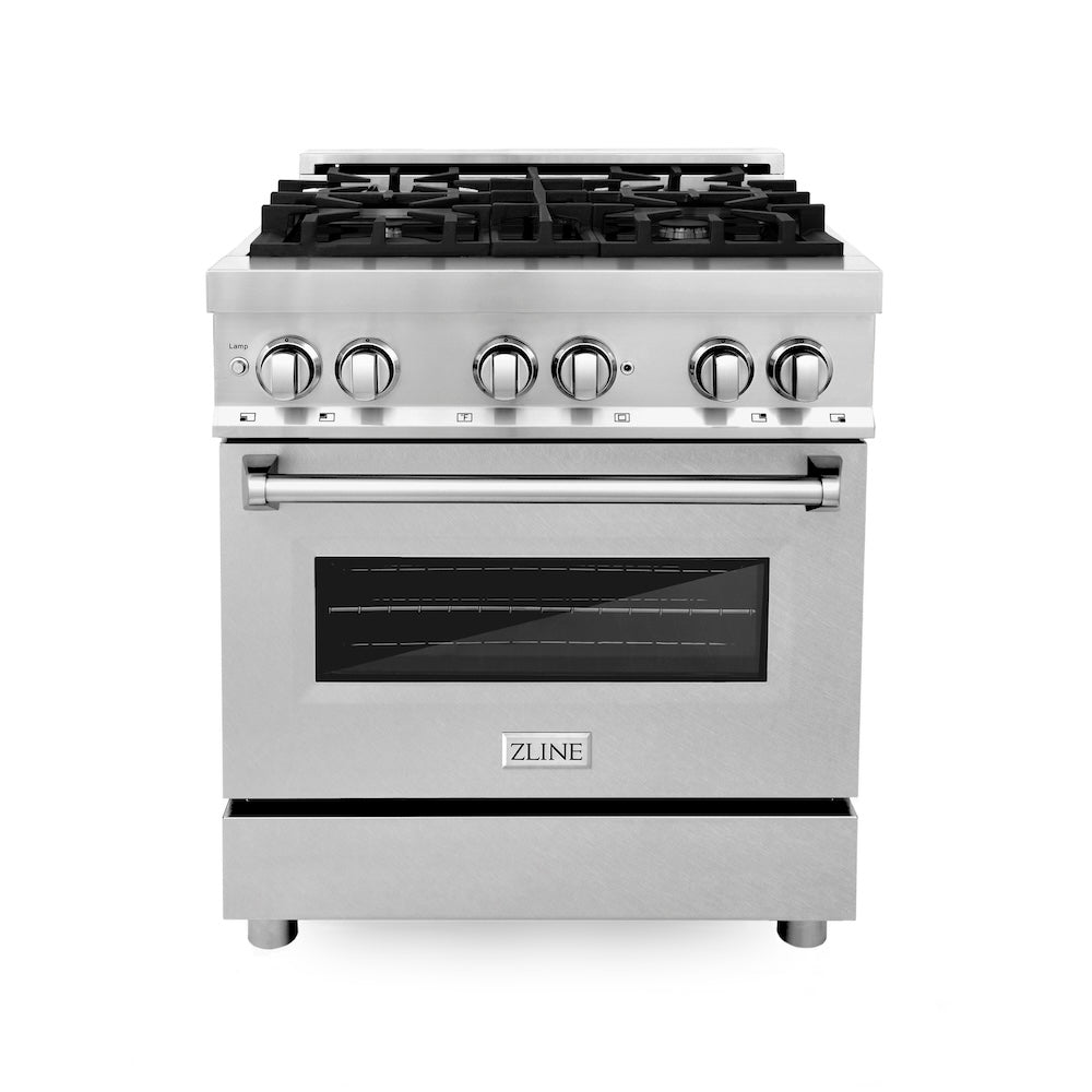 Legacy 30" Dual Fuel Range with Satin Stainless Door (RA-SN-30) | ZLINE ...