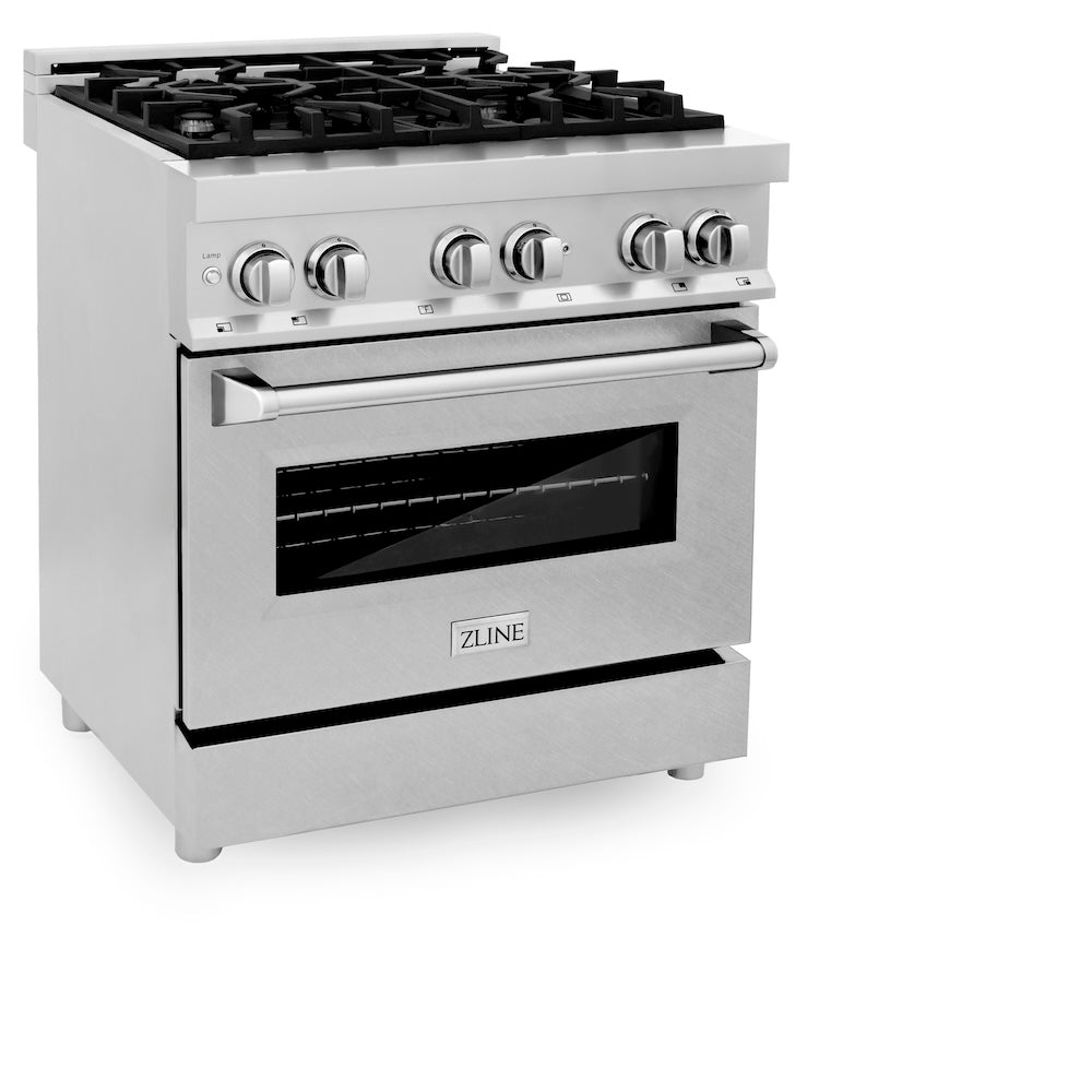 Legacy 30" Dual Fuel Range with Satin Stainless Door (RA-SN-30) | ZLINE ...