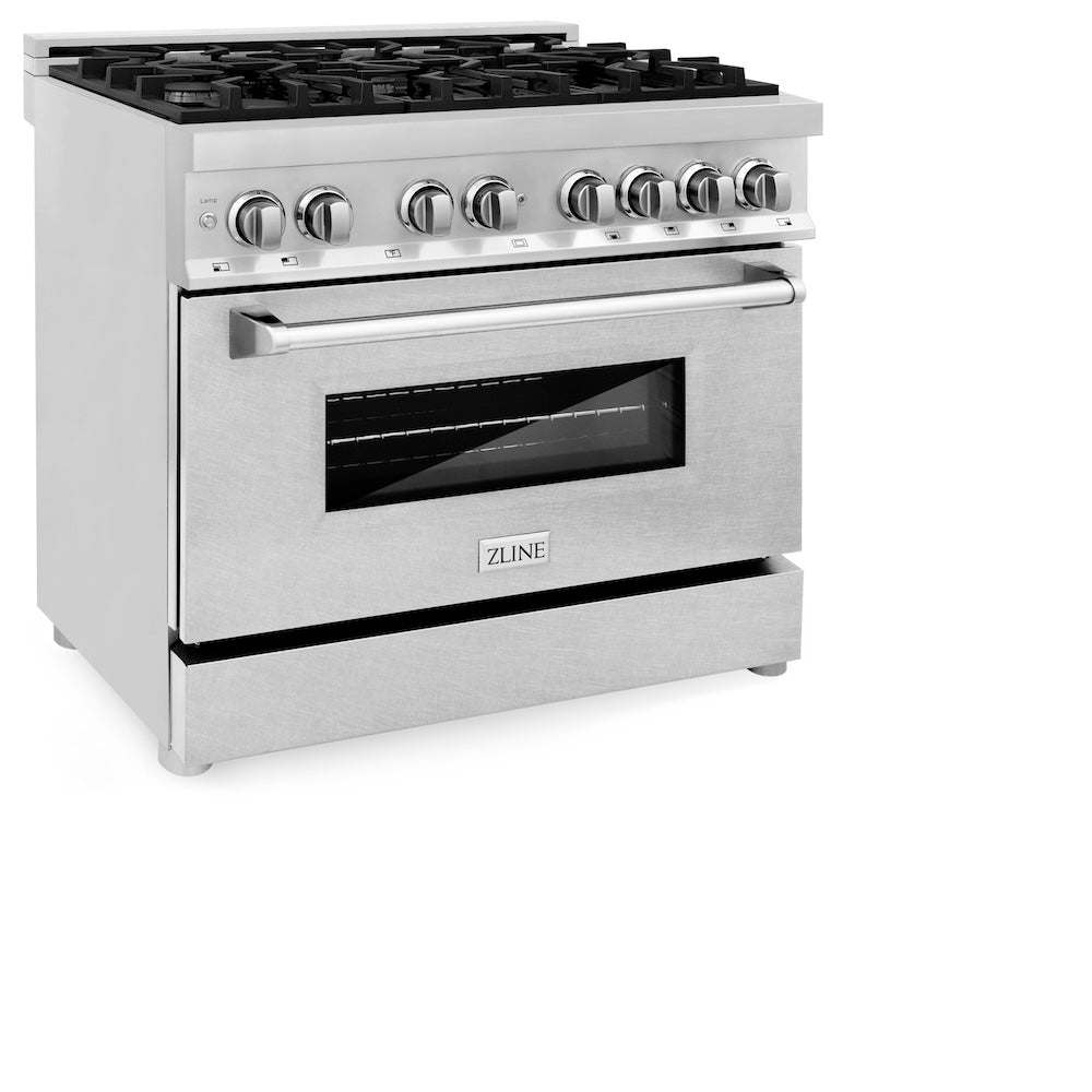 Legacy 36" Dual Fuel Range with Satin Stainless Door (RA-SN-36) | ZLINE ...