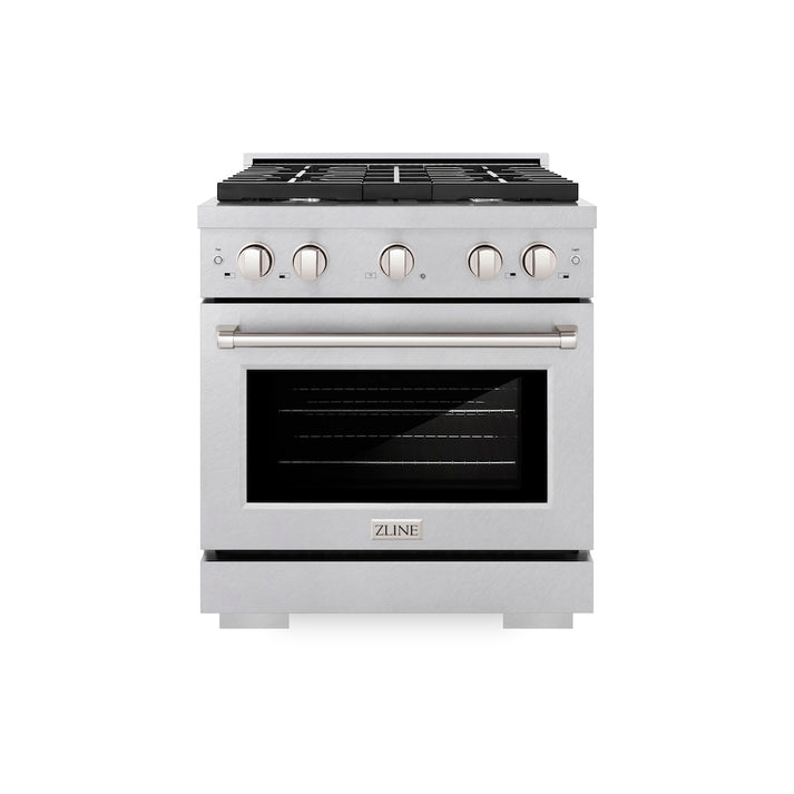 Paramount 30" Gas Range in Satin Stainless (SGRS-30) | ZLINE Kitchen ...