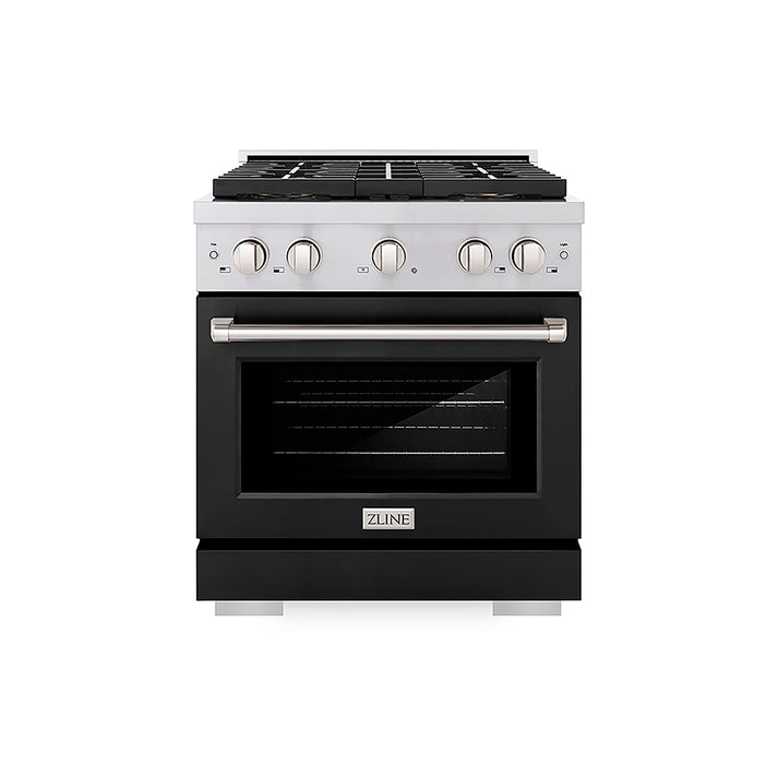 Paramount 30" Gas Range with DuoPro™ and Black Matte Door (PSGR-BLM-30 ...
