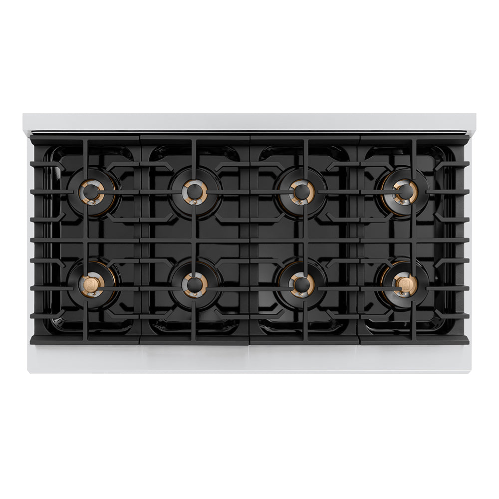 ZLINE 48" Paramount Gas Range with 8 Burner DuoPro™ Cooktop (PSGR48 ...