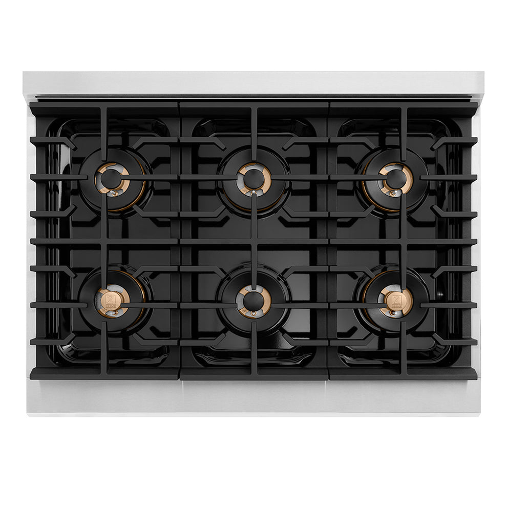 Autograph Edition 36" Paramount Gas Range with 6 Burner DuoPro™ Cooktop ...
