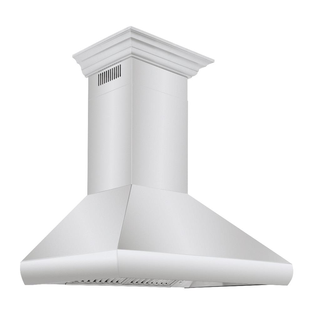 Professional 30" Wall Mount Range Hood with Crown Molding (587CRN-30 ...