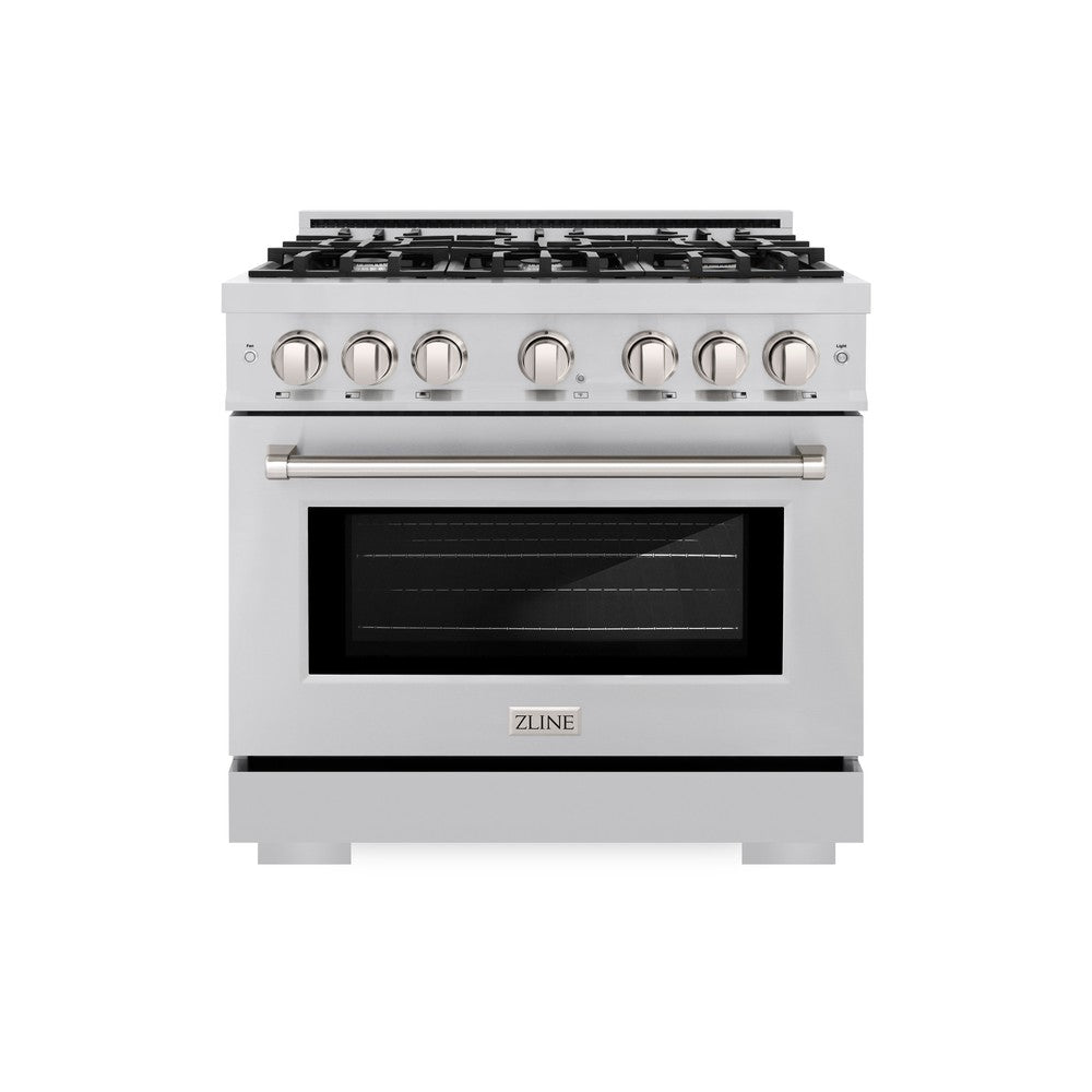 Select 36" Gas Range in Stainless Steel (HGR36) – ZLINE Kitchen and Bath