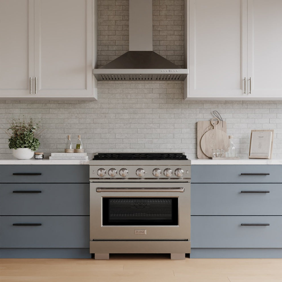 Select 36" Gas Range in Stainless Steel (HGR36) – ZLINE Kitchen and Bath