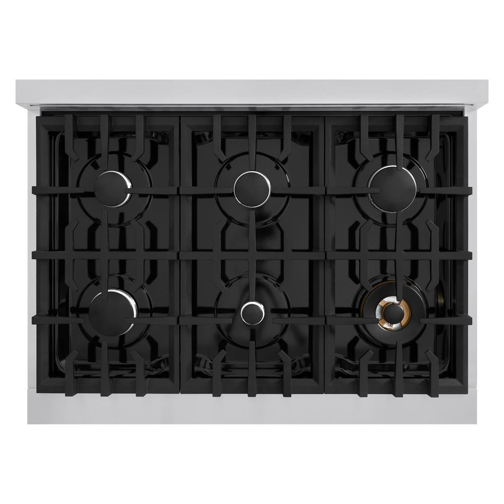 Select 36" Gas Range in Stainless Steel (HGR36) – ZLINE Kitchen and Bath