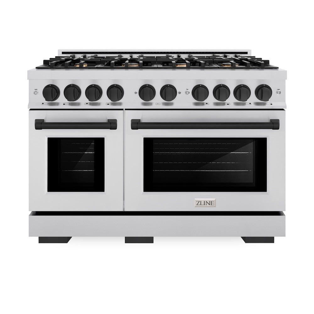 Autograph Edition 48" Select Gas Range with Matte Black Accents (HGRZ ...