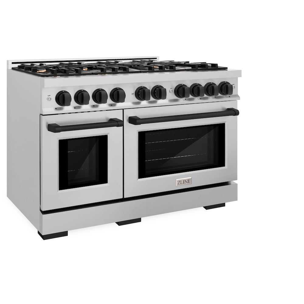 Autograph Edition 48" Select Gas Range with Matte Black Accents (HGRZ ...
