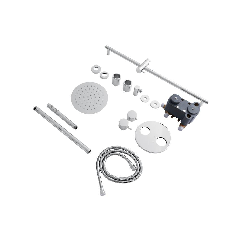 Emerald Bay Thermostatic Shower System in Chrome (EMBY-SHS-T2-CH ...