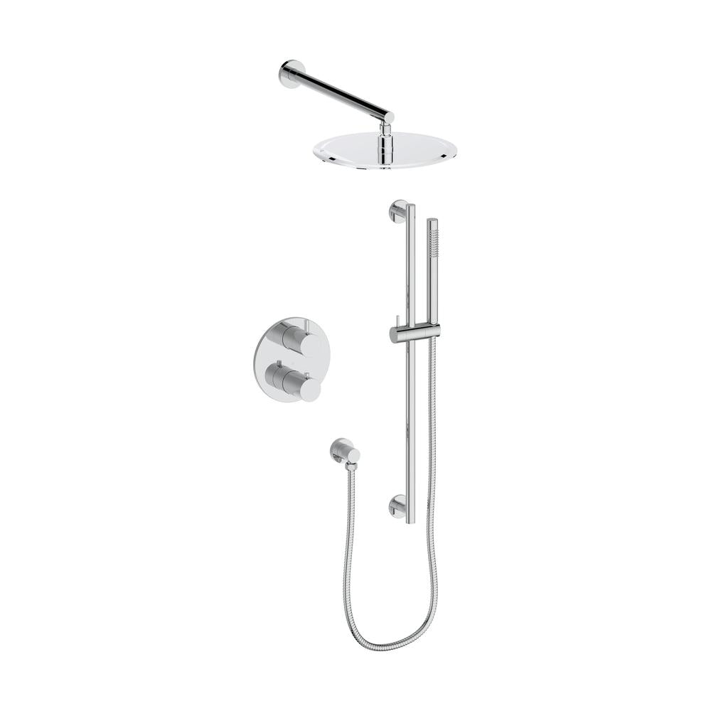 Emerald Bay Thermostatic Shower System in Chrome (EMBY-SHS-T2-CH ...
