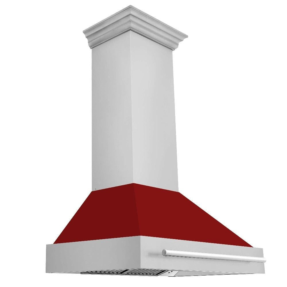 ZLINE 36" Range Hood with Red Gloss Shell (8654STX-RG-36) | ZLINE ...