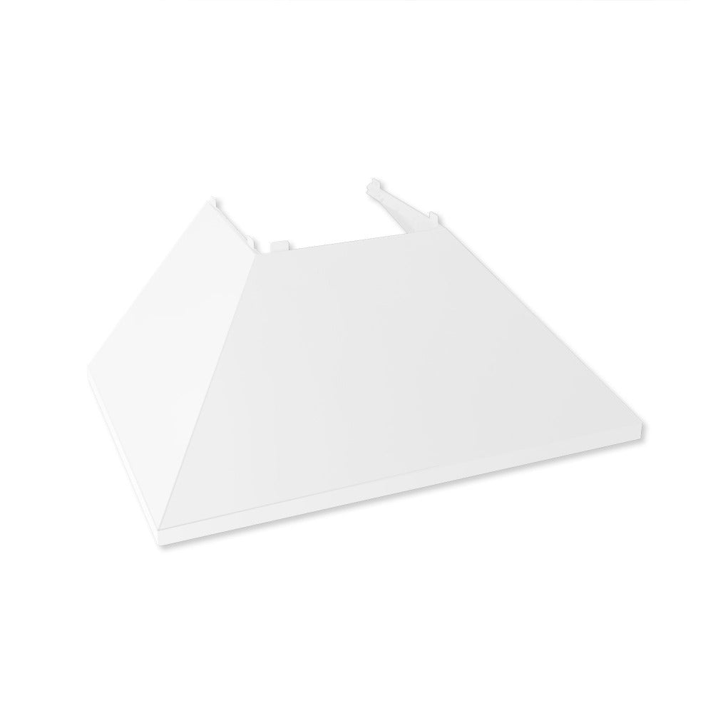 ZLINE 30" Satin Stainless Range Hood with White Shell (8654WM-30 ...