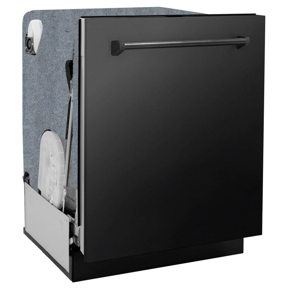 ZLINE 24" Monument Series 3rd Rack Dishwasher in Black Stainless (DWMT ...
