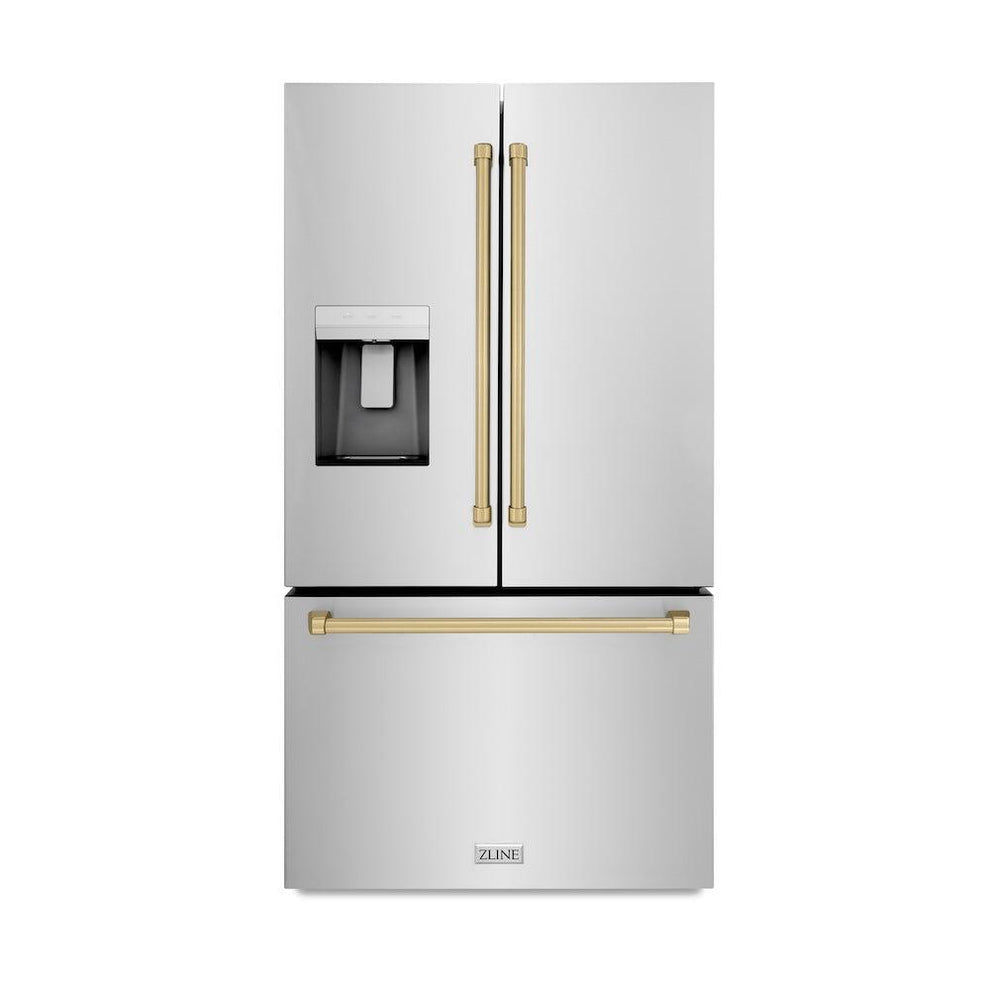 Autograph Edition 36" Standard-Depth Refrigerator with Bronze ...