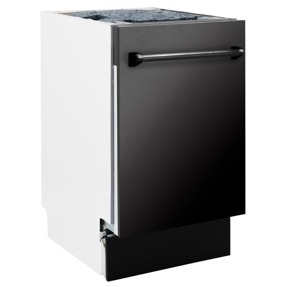 ZLINE 18" Tallac Series Dishwasher in Black Stainless (DWV-BS-18 ...